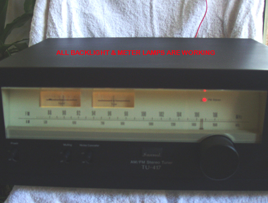 Vintage Late 1970's SANSUI TU-417 Analog AM/FM Tuner "The Beast"