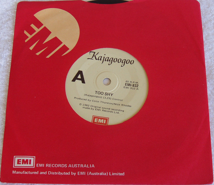 New Wave Pop Kajagoogoo - Too Shy Vinyl Single 1982