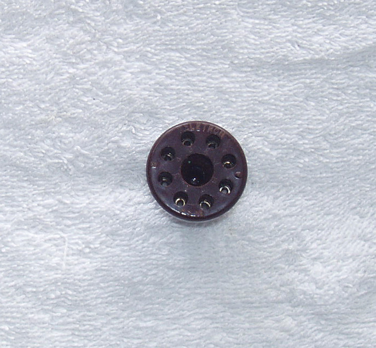 1960's PS 18 TELETRON 8 Pin (Octal) Line Plug NEW Old Stock