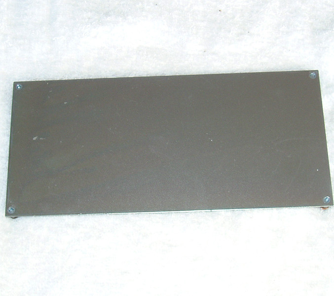 DIN 41612 EUROCARD Rack Sub-Frame SHIELD METAL PLATE 200mm x 92mm (USED ...