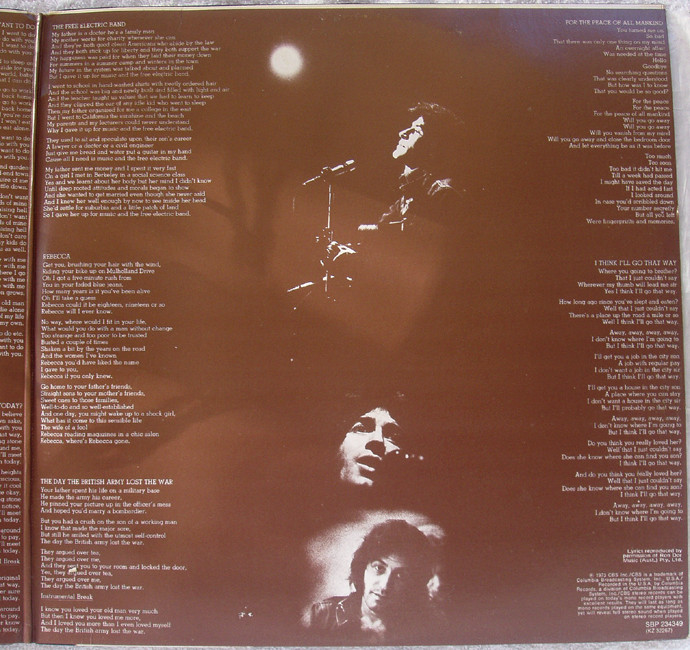 Rock Pop - Albert Hammond The Free Electric Band Vinyl 1973