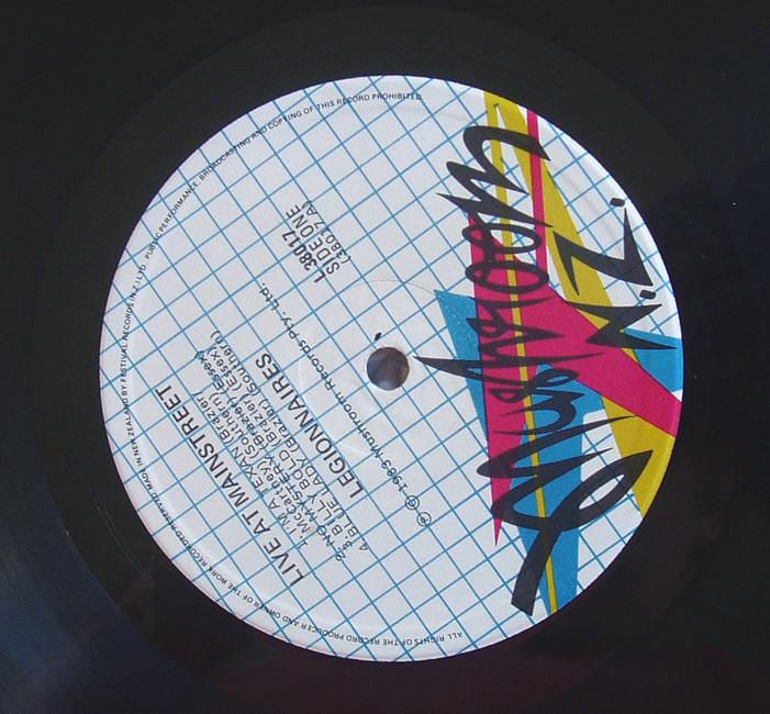 Pop Rock - THE LEGIONNAIRES/DANCE EXPONENTS Split Vinyl 1983