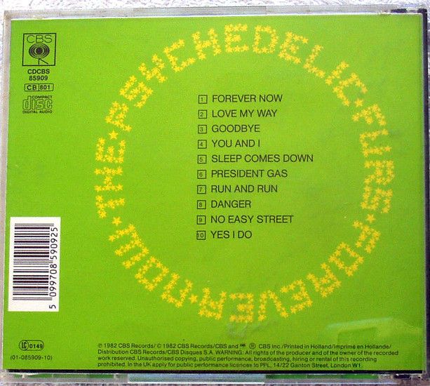 Alternative Rock - Psychedelic Furs Forever Now CD 1982
