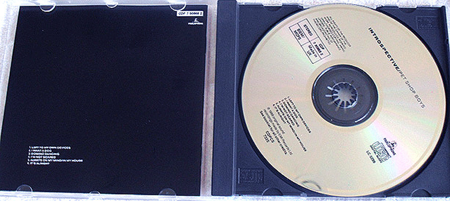 Synth Pop - Pet Shop Boys Introspective CD 1988