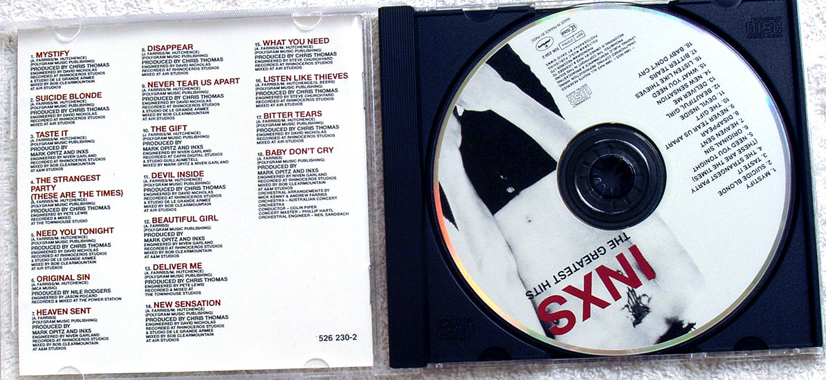 Pop Rock - INXS Greatest Hits CD 1994