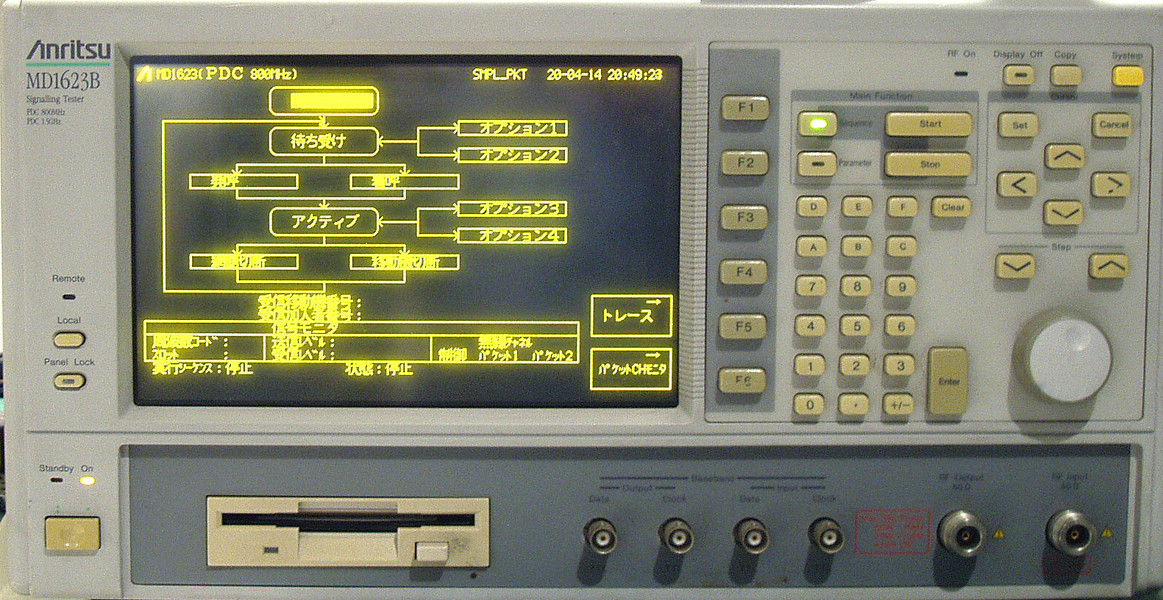 8.9" SHARP Industrial EL-LCD screen module (Yellow/Orange) (ex ANRITSU ...