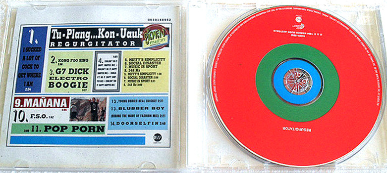 Alternative Rock - REGURGITATOR Tu Plang (Jukebox) CD 1996