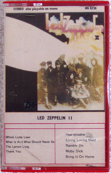 Blues Rock - LED ZEPPELIN Led Zeppelin II Cassette 1973