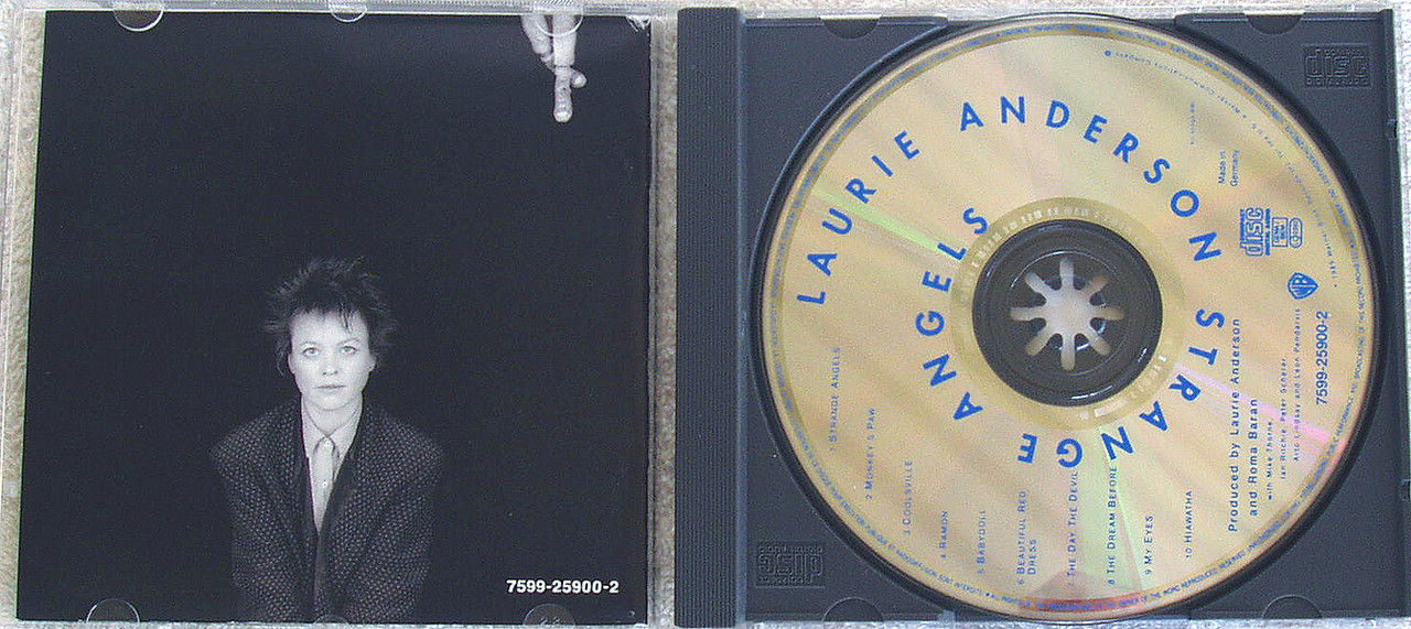 Art Rock - LAURIE ANDERSON Strange Angels CD 1989