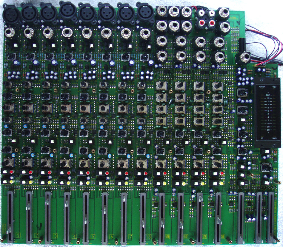 (SPARE PART) BEHRINGER 20 Channel Audio Mixer MX 2004A Main PCB