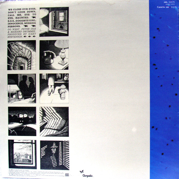 Synth Pop - GO WEST Self Titled Vinyl 1985