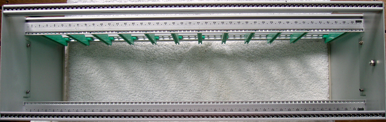 Eurocard Rack Sub-Frame 3RU Double Rails Plus Card Guides And Ears