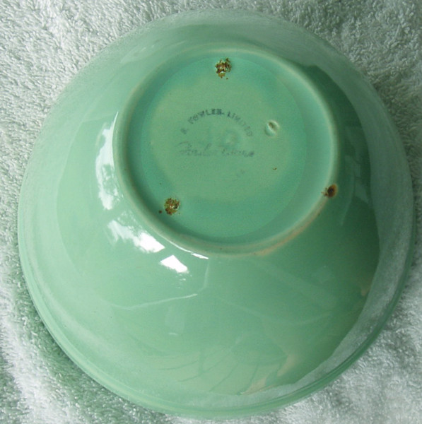 Australian FOWLER Medium Lime Green Mixing Bowl