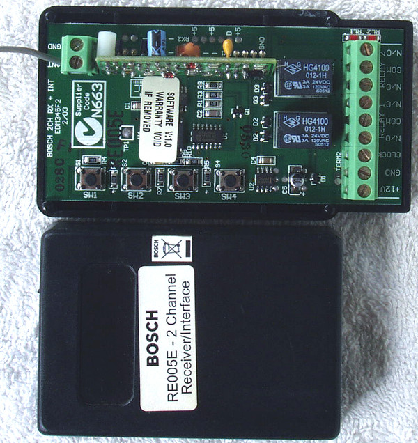 BOSCH 2 Channel 304Mhz Receiver Control Module RE005E