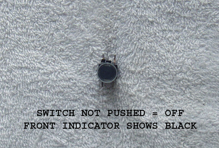 SCHADOW (Germany) DPDT Push ON Push OFF Switch (USED)