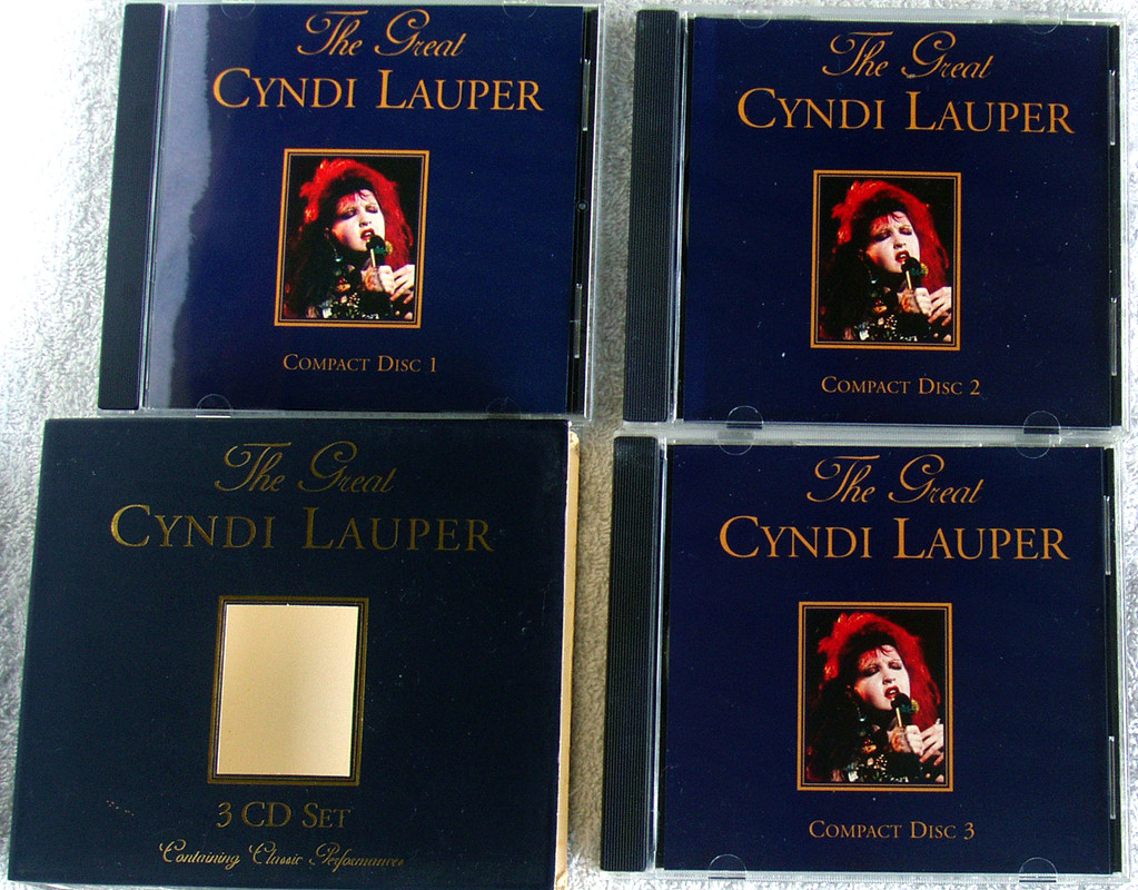 Synth Pop - CYNDI LAUPER The Great Cyndi Lauper Box Set 3x CD 2003