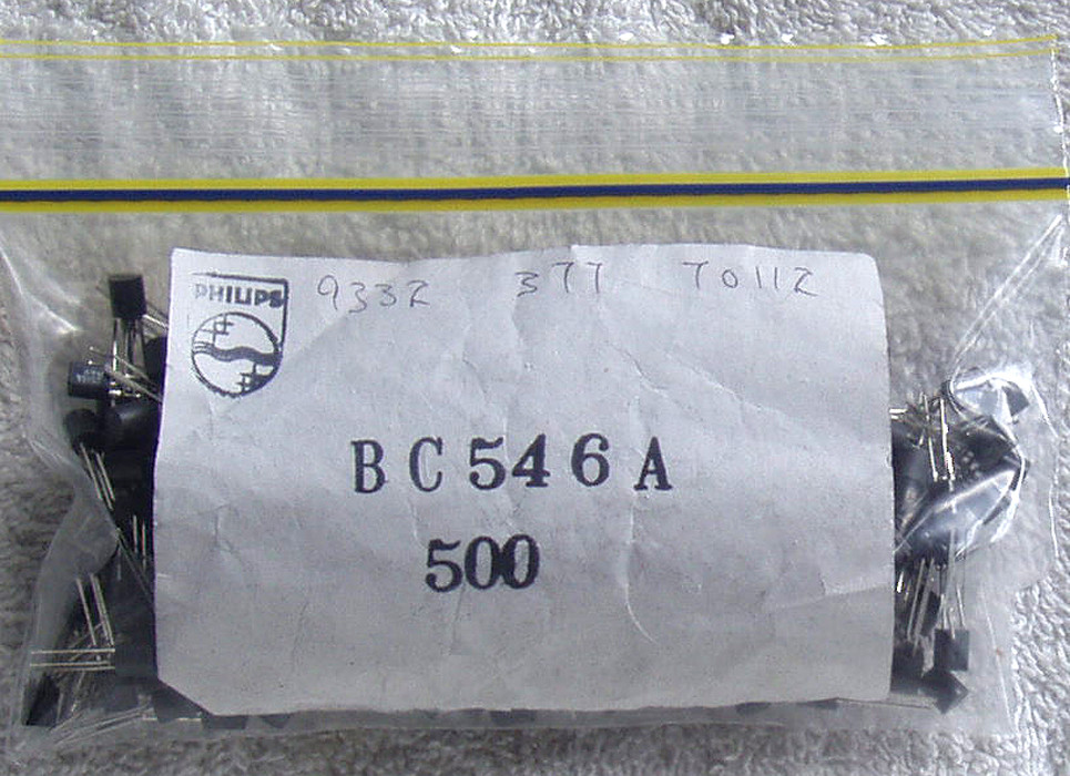 PHILIPS BC546A (General Purpose Si NPN Transistor) NEW OLD STOCK