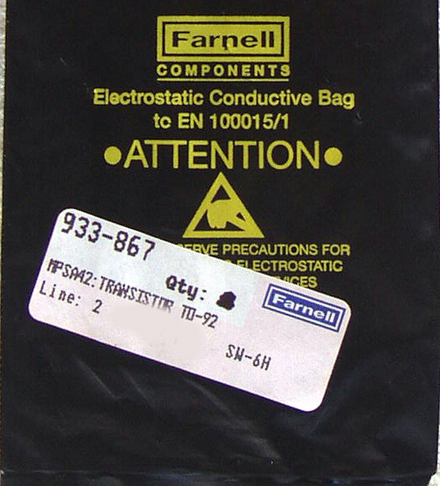 MPS A42 (High Voltage Si NPN Transistor) NEW OLD STOCK