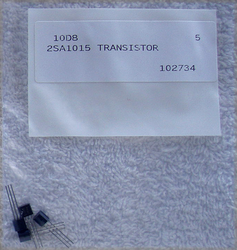 2SA1015 ( Audio Si PNP Transistor) NEW OLD STOCK