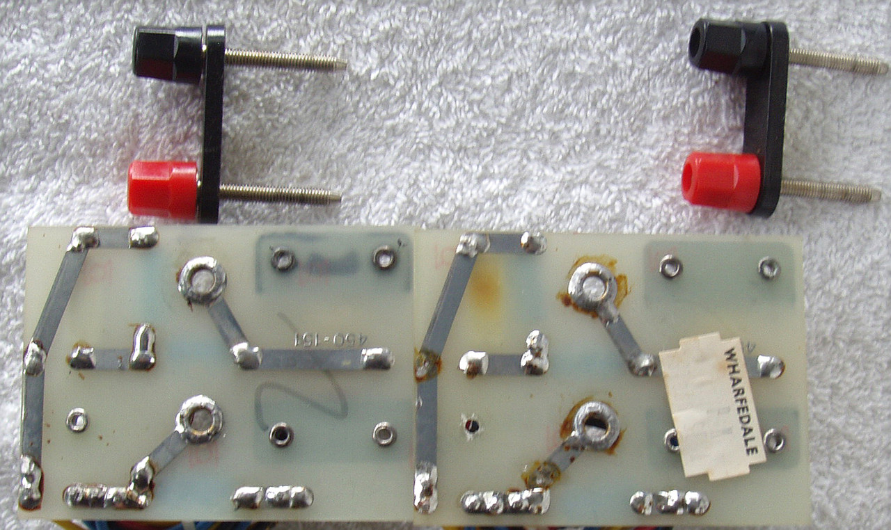 Vintage WHARFEDALE 4x 3 Way Crossover Boards With Speaker Terminals