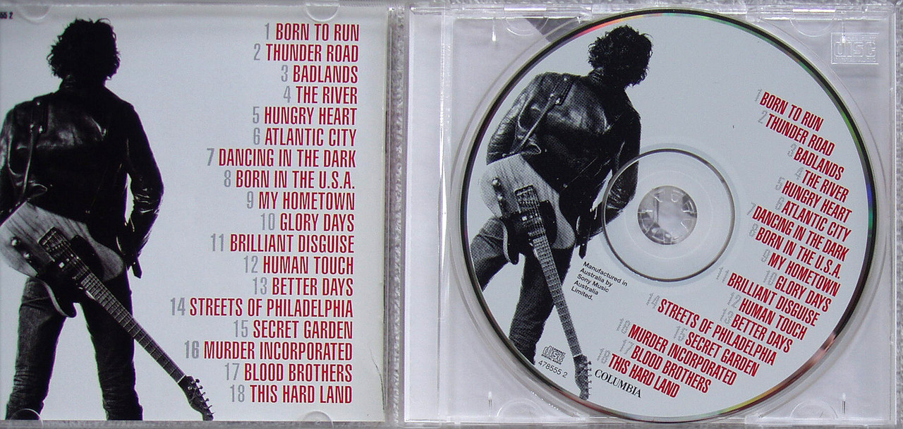 Pop Rock BRUCE SPRINGSTEEN Greatest Hits CD 1995