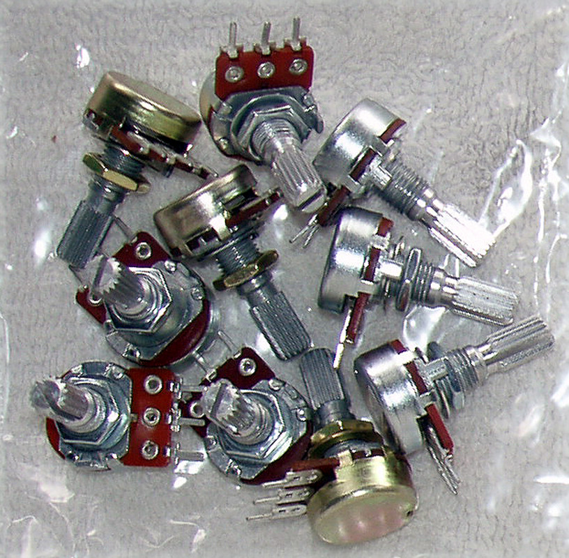 GENERIC 16mm Single 2M Ohm (Log) Rotary Potentiometer Spline Shaft (NEW)