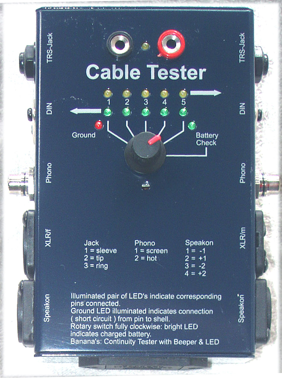 OEM (Palmer) Portable Audio Cable Tester (As NEW With Original Tired Box)