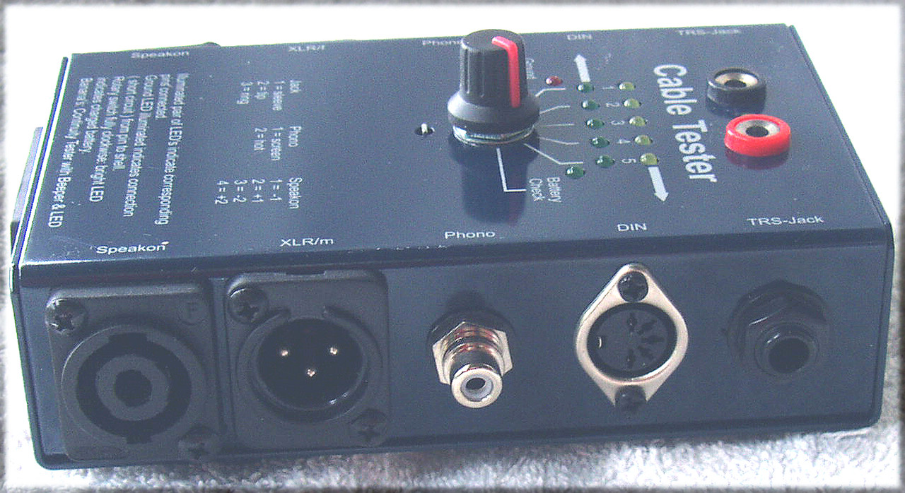 OEM (Palmer) Portable Audio Cable Tester (As NEW With Original Tired Box)