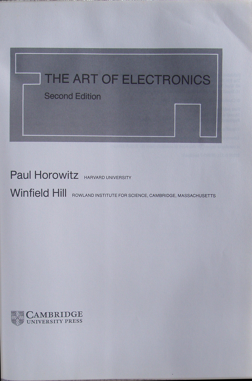 Edit a Product - Technical Book THE ART OF ELECTRONICS Horowitz & Hill ...