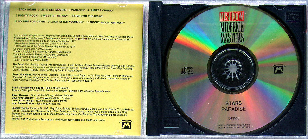 Country Rock STARS Paradise CD 1992