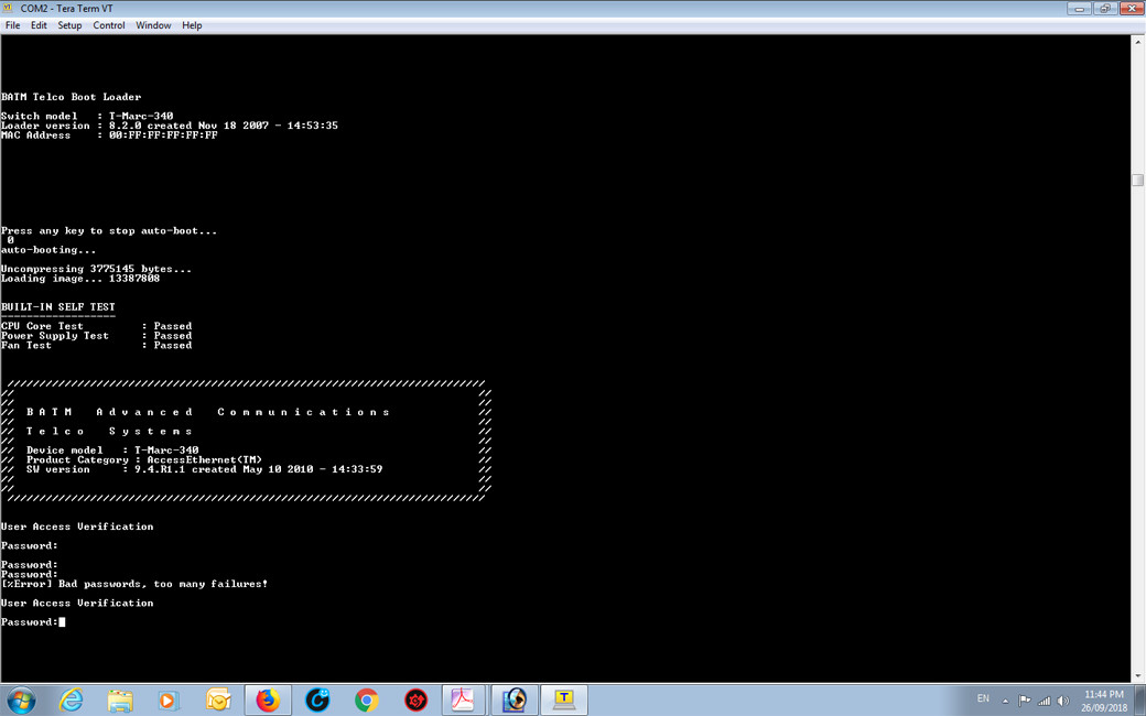 TELCO T-Marc 340 IT Ethernet Service Demarcation Appliance