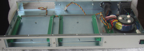 Ex Broadcast Industry IRT 'Gutted' Empty 1RU Rack Frame With Transformer