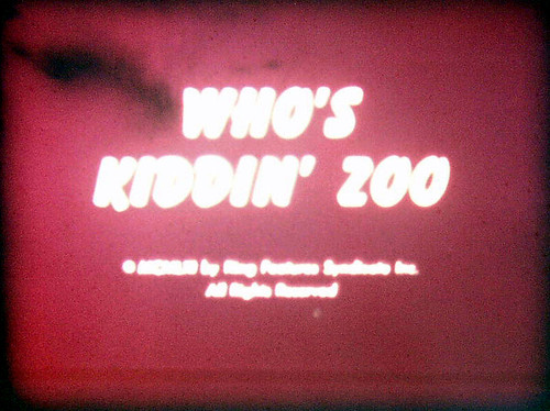1961 POPEYE Who's Kiddin' Zoo Super 8 Film Colour With Sound