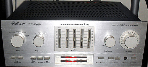 1980's Classic MARANTZ 50W Stereo Amplifier Model: PM-500 WORKING