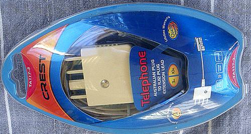 CREST Telephone Extension Lead (605 to RJ12 3m NEW OLD STOCK)