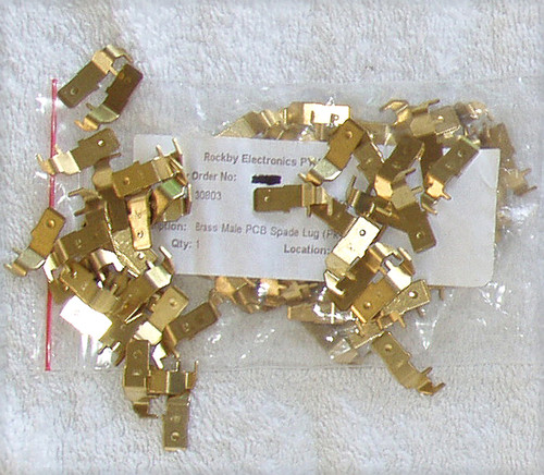 Brass PCB Mount Spade Lug