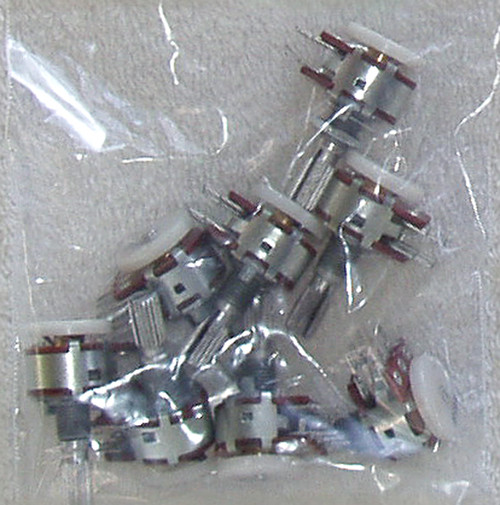 GENERIC 16mm Dual 100K (Log) with Click Disc Rotary Potentiometer ...