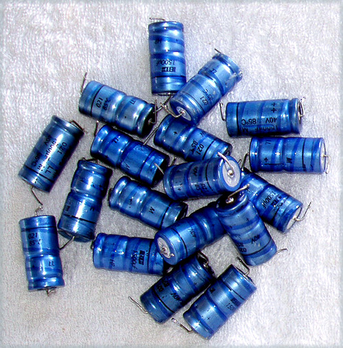 PHILIPS "Blues" LL HP 021 Series Electrolytic Capacitor 1500uF 40V ...