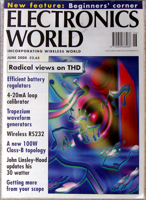 June 2000 ELECTRONICS WORLD (UK) Electronic Magazine (USED)
