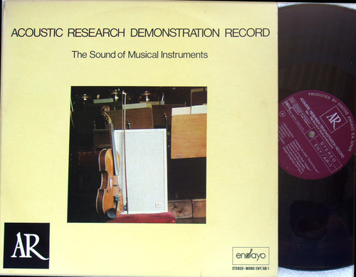 Instrumental Jazz Folk Classical ACOUSTIC RESEARCH Demonstration Record ...