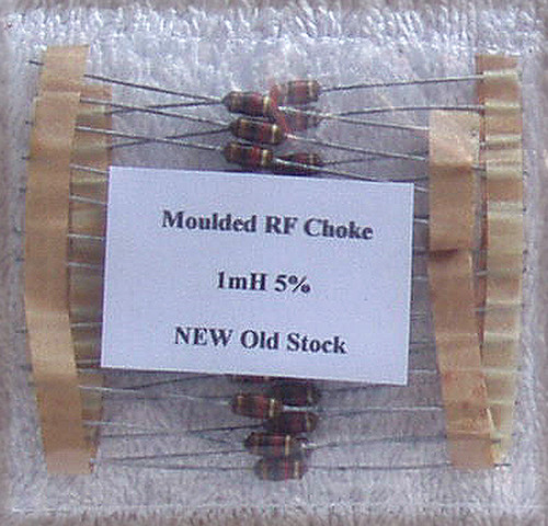 Moulded RF Choke 1mH 5% NEW Old Stock