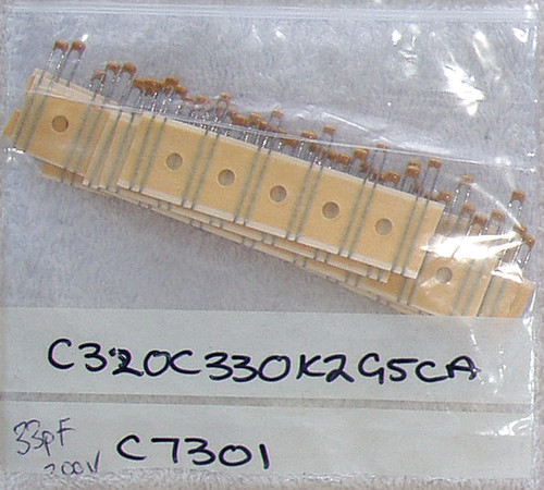 KEMET Monolythic Capacitor 33pF 200V NEW Old Stock