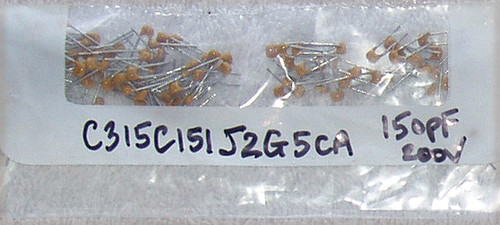 KEMET Monolythic Capacitor 150pF 200V NEW Old Stock