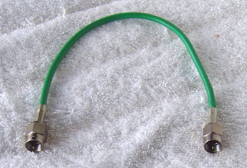 ADC Ex Broadcast Industry 75 Ohm RF Patch Lead 250mm Length USED Clean