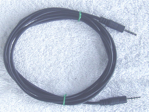 3.5mm TRRS (4 Way) LEAD (3.5mm Male To 3.5mm Male 2m Length) USED Working