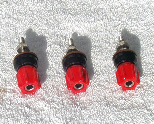 BELLING LEE (ENGLAND) TERMINAL POST Red USED Clean