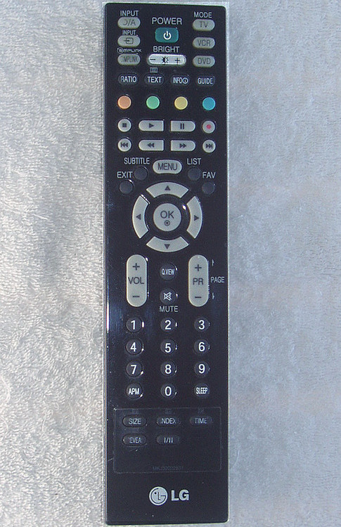 Genuine Retro LG Large Screen Television Remote Control Model ...