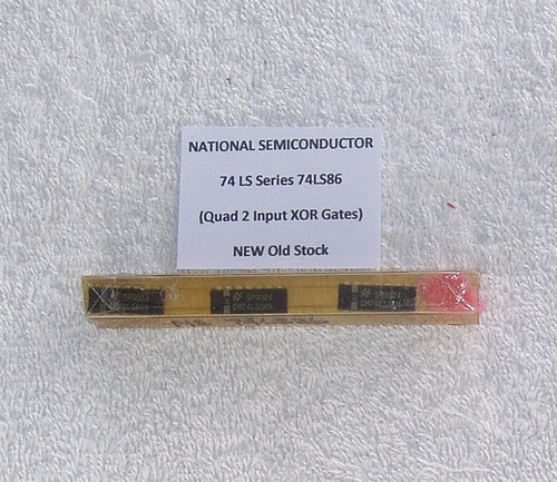 NATIONAL SEMICONDUCTOR 74 LS Series 74LS86 (Quad 2 Input XOR Gates) NEW ...