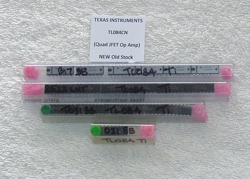 TEXAS INSTRUMENTS TL084CN Quad JFET Op Amp NEW Old Stock