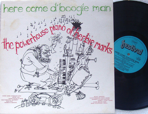 Jazz - HERBIE MARKS Here Come D' Boogie Man Vinyl 1975